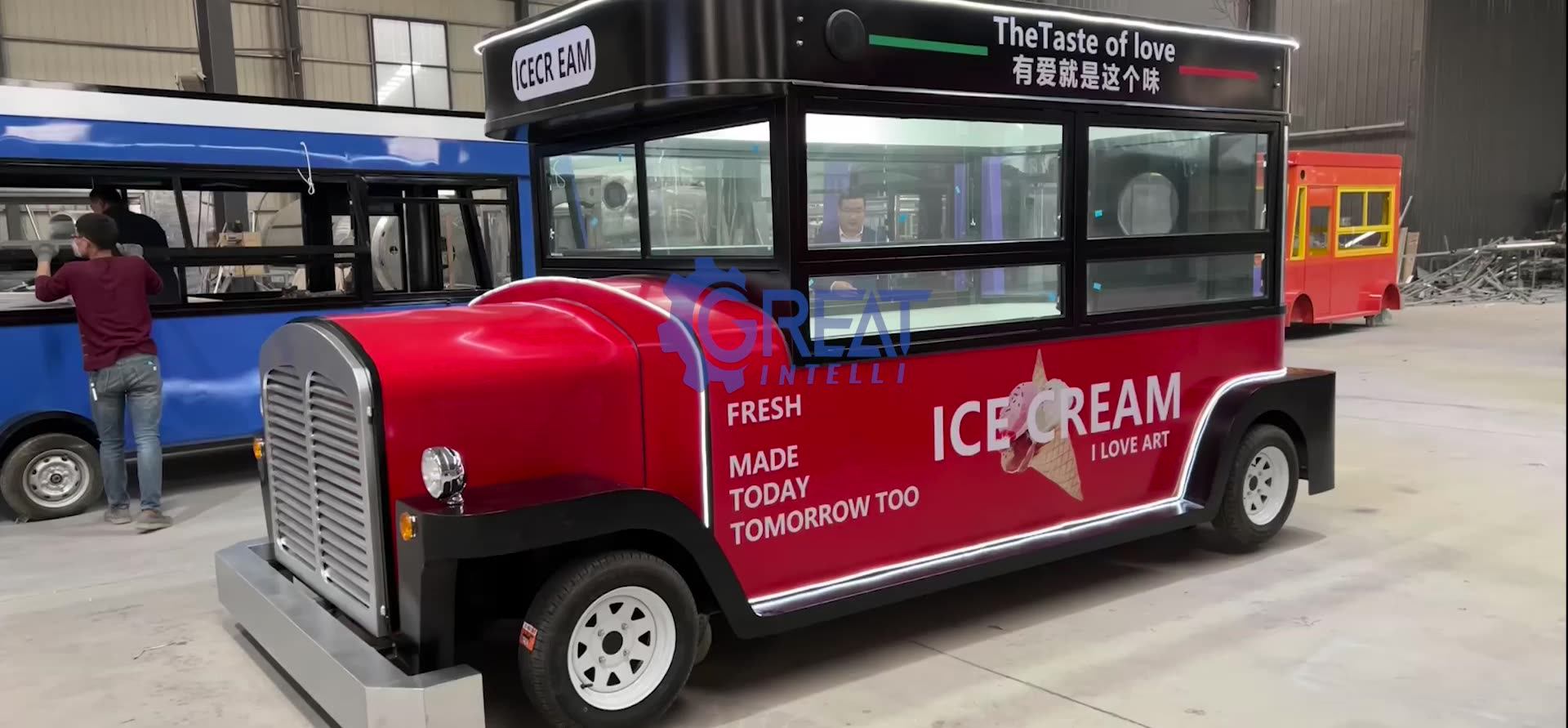 Electric Usa Food Vending Food Truck Usat Vend Out Door Beer Juice ...