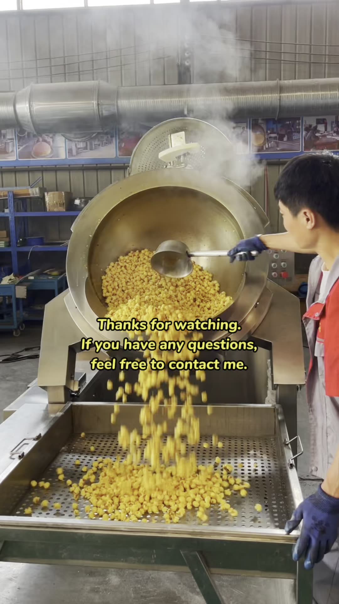 Caramel popcorn machine store