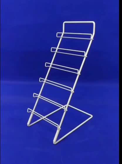 Custom Steel Wire Frame Holder Retail Store Fixture Counter Standing ...