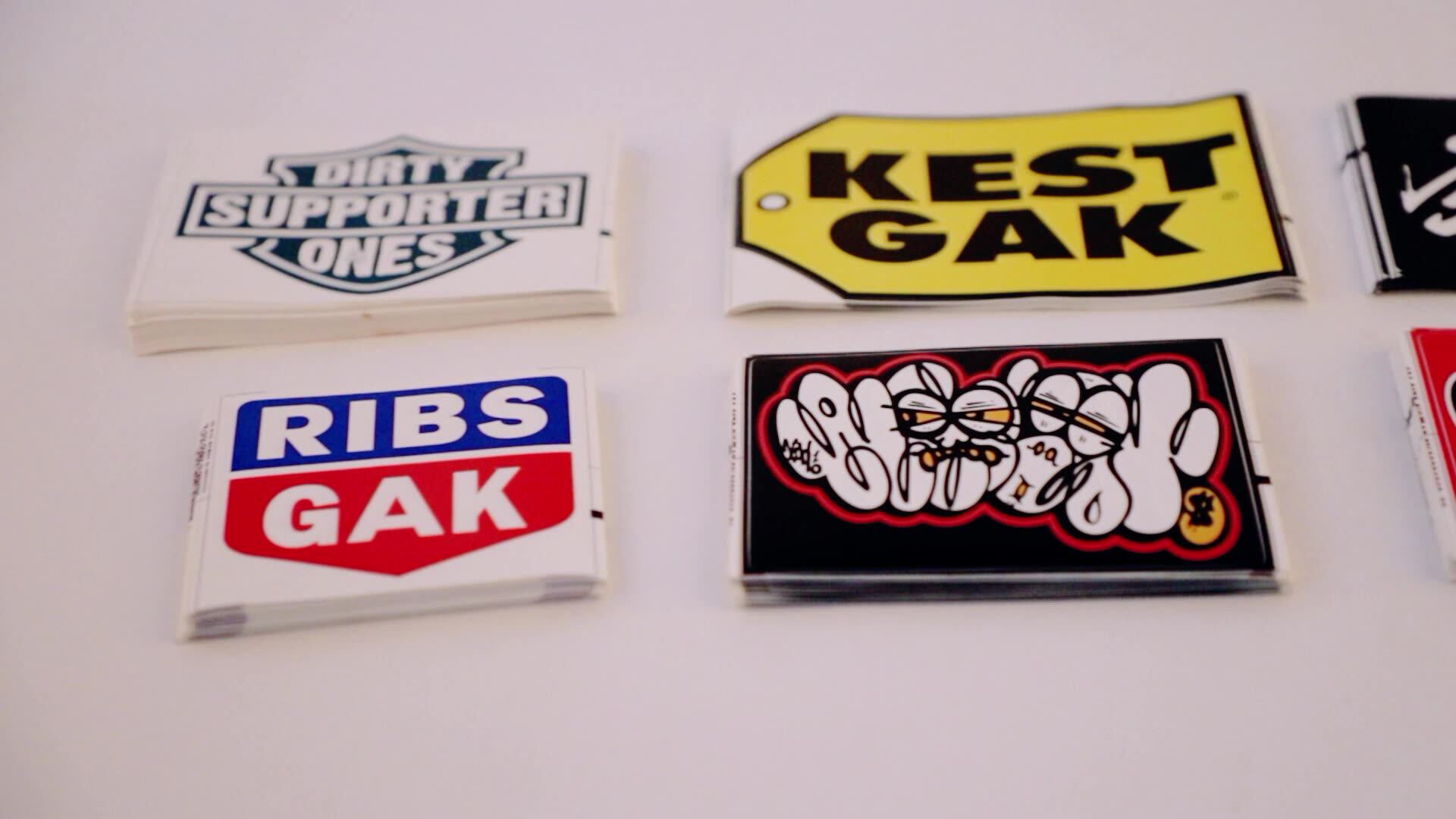 Dinghao Label Factory Manufacturer Custom Die Cut Egg Shell Graffiti ...