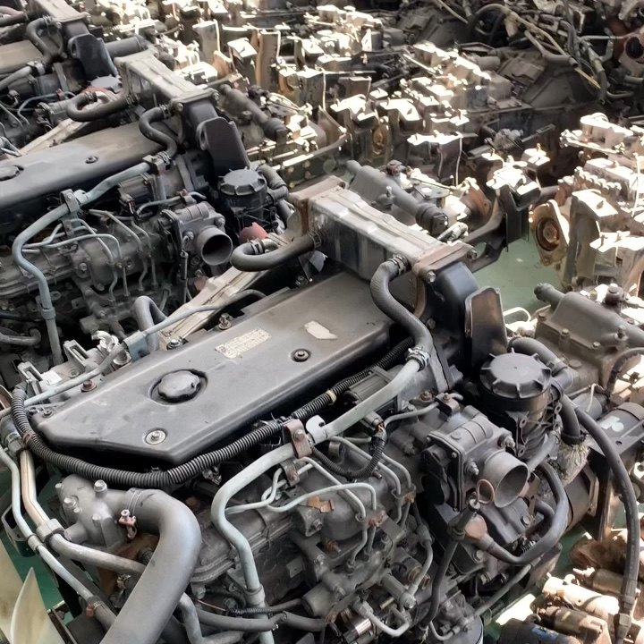 4m40 Original Used Complete Diesel Engine Assembly 4d30 4d31 4g54 4g63 ...