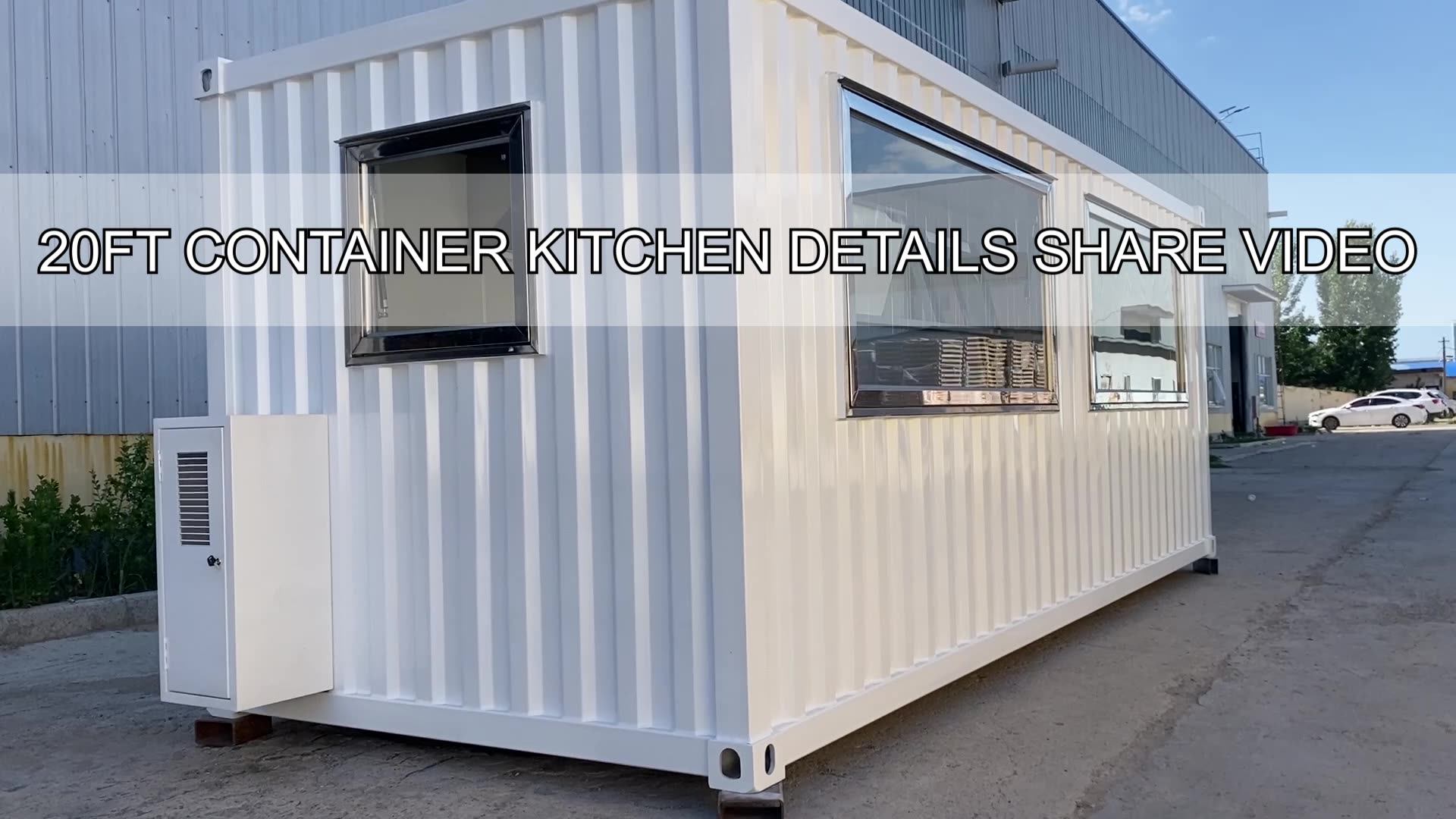 Shipping Container Bar Fast Food Kiosk Booth Prefab Coffee Cafe ...