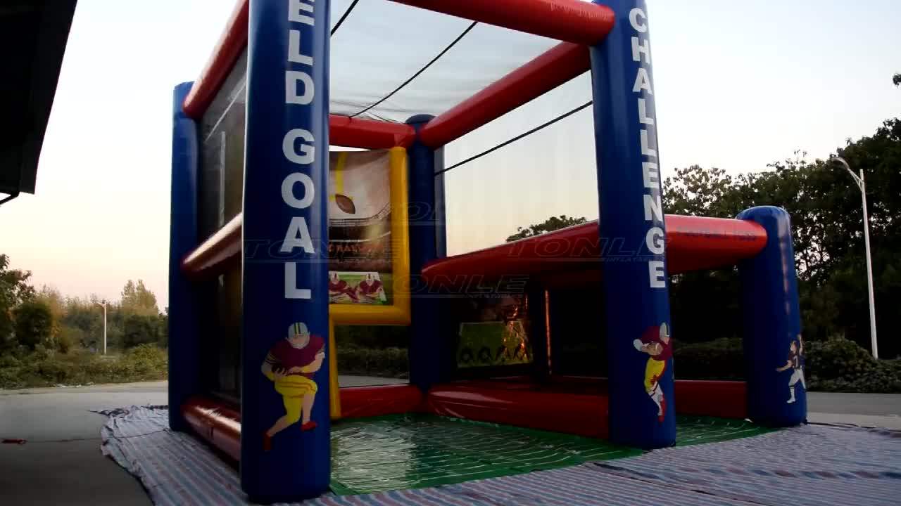 High Quality Field Goal Quarterback Challenge Inflatable Football Game ...