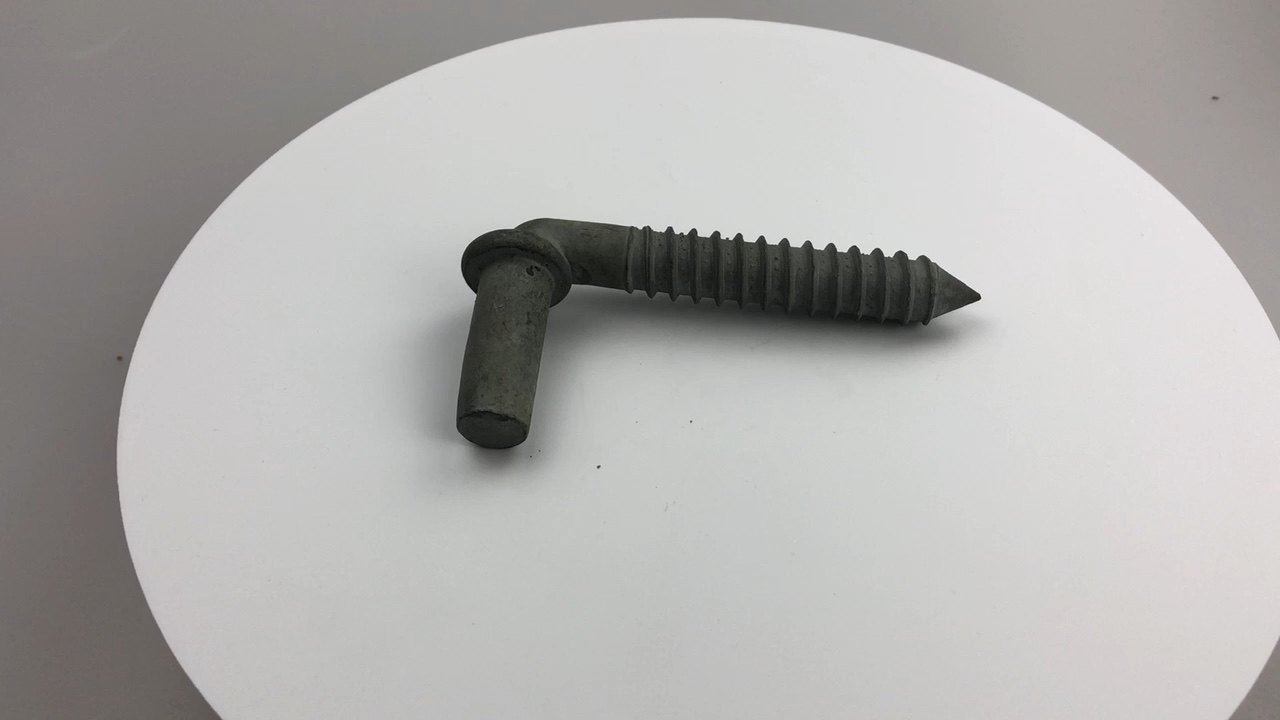 Chain Link Gate Lag Bolt Hinge: 5/8" Pin Lag Screw Wood Post Hinges 4-1 ...