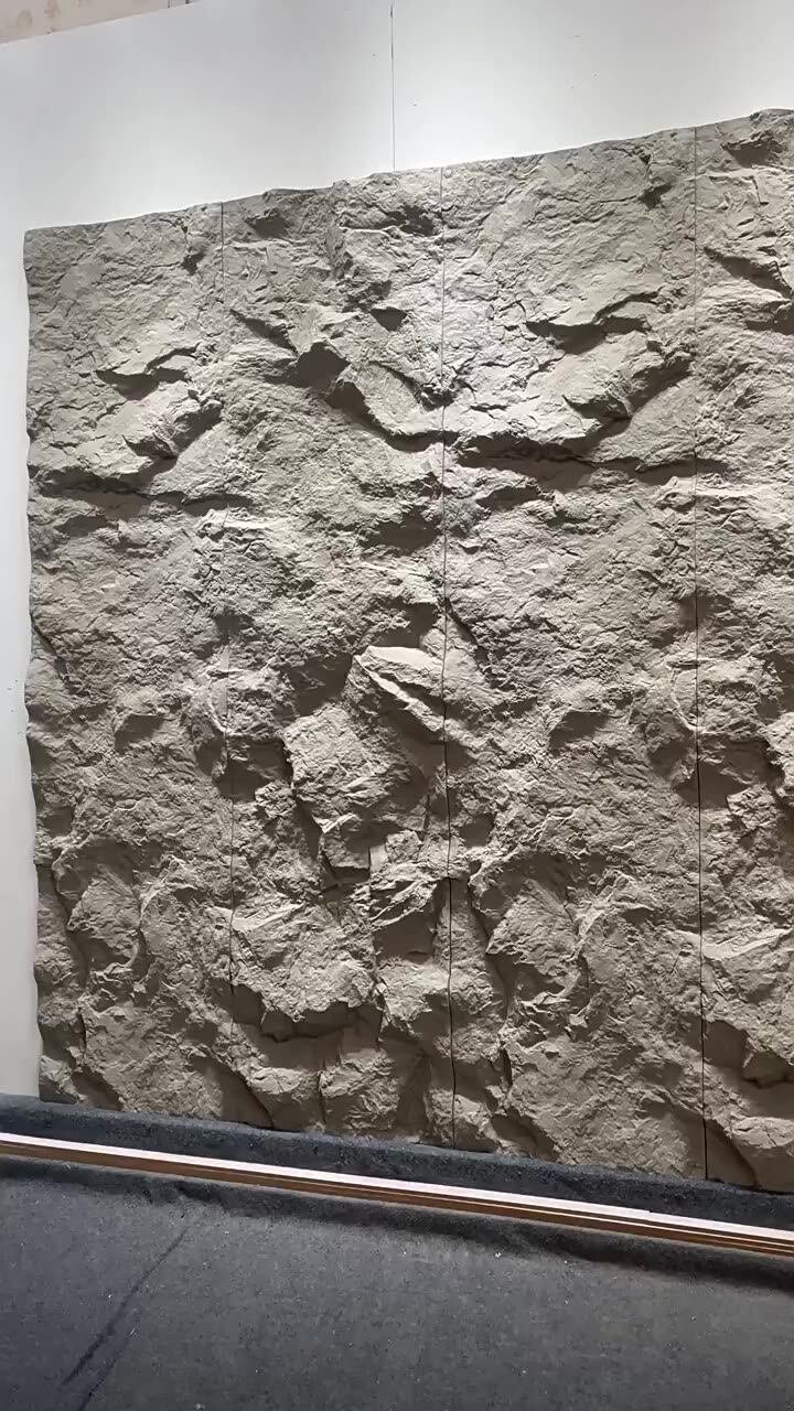 Lightweight Artificial Polyure Faux Stone Wall Panels Interior 3d Pu ...