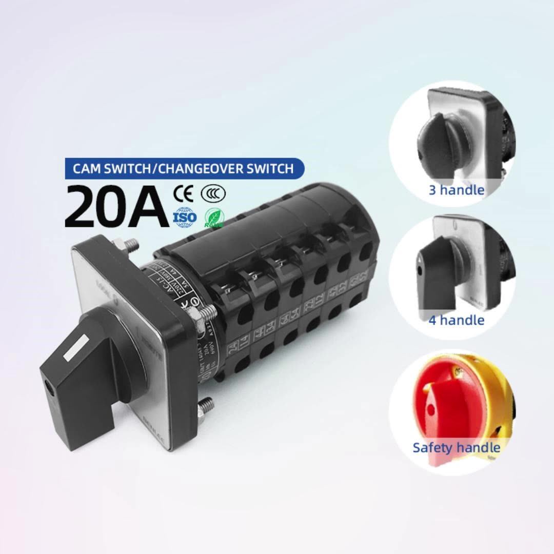 Benlee Electric Rotary Cam Selector Switch Ac 690v 20a Knob On Off 4 ...