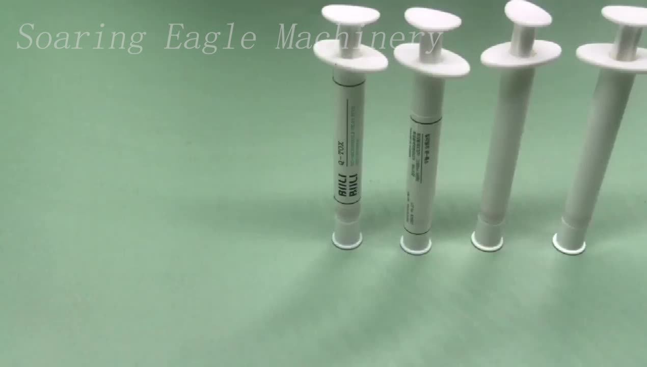 Semi Automatic Tube Small Bottles Horizontal Printer Syringe Labeler ...