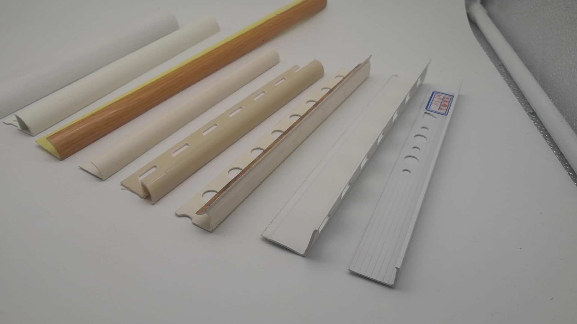 outside corner PVC quarter round shape plastic tile trim, View outside ...