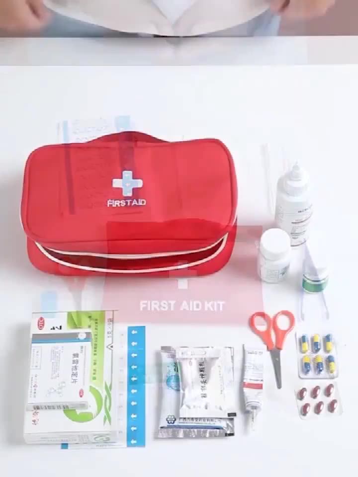 Emergency Medical First Aid Kit Bag Waterproof Car Kits Bag Outdoor ...