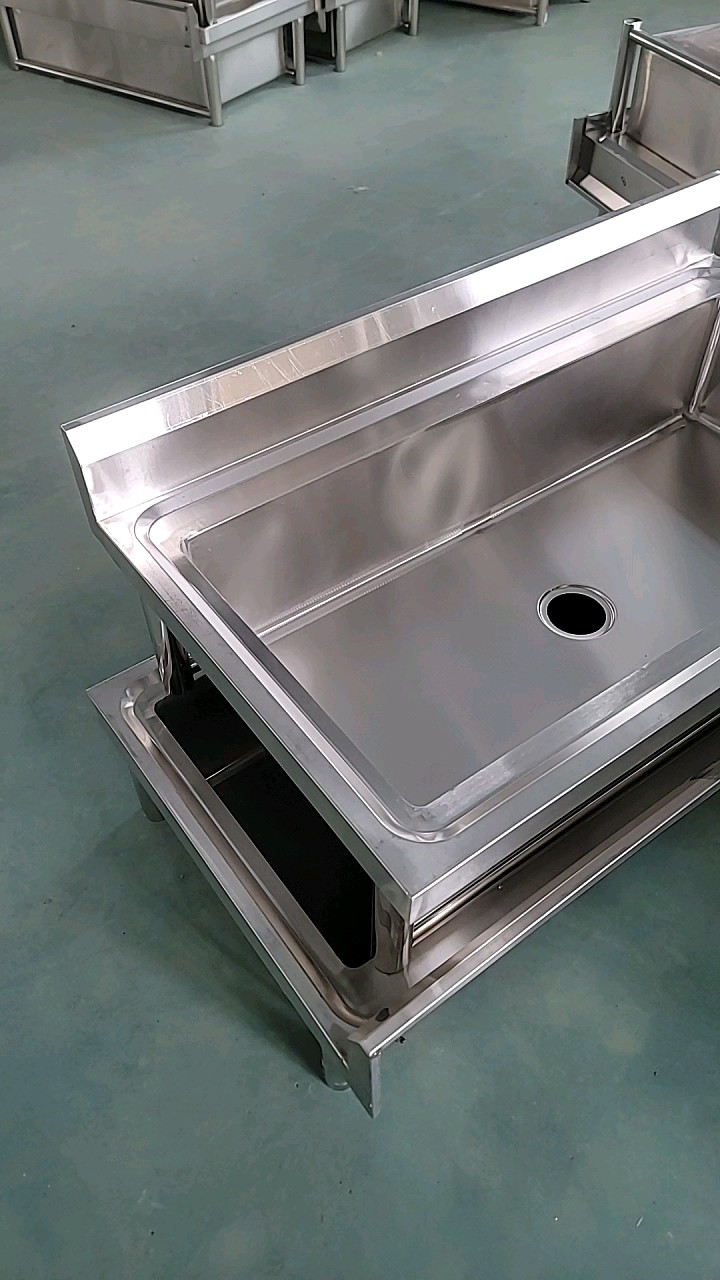 Commercial Stainless Steel Pool Sink Thawed Deepened Large Customized ...