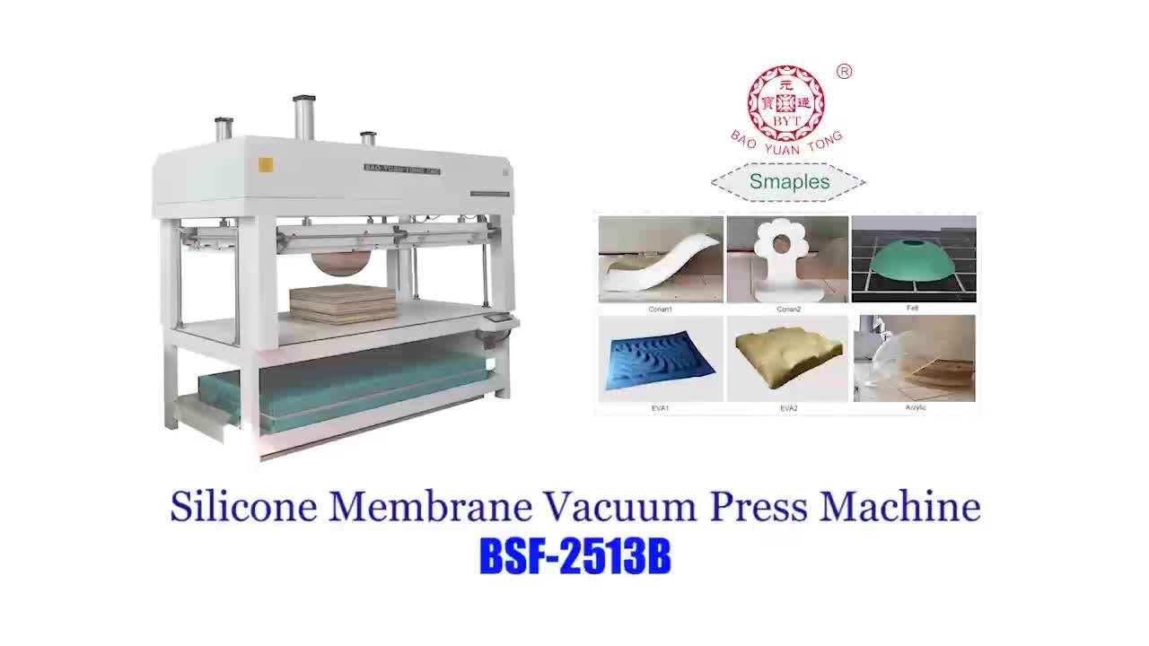 Vacuum Press Thermoforming Machine With Silicone Membrane For Solid ...