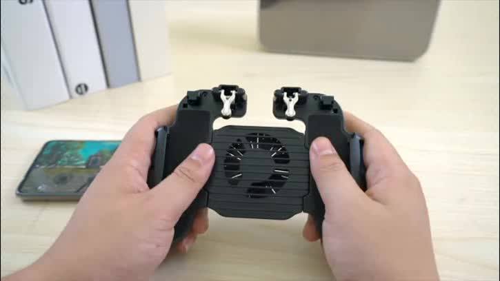 Smart Phone Joystick Game Mobile Controller Grip Smartphone Cooling Fan ...