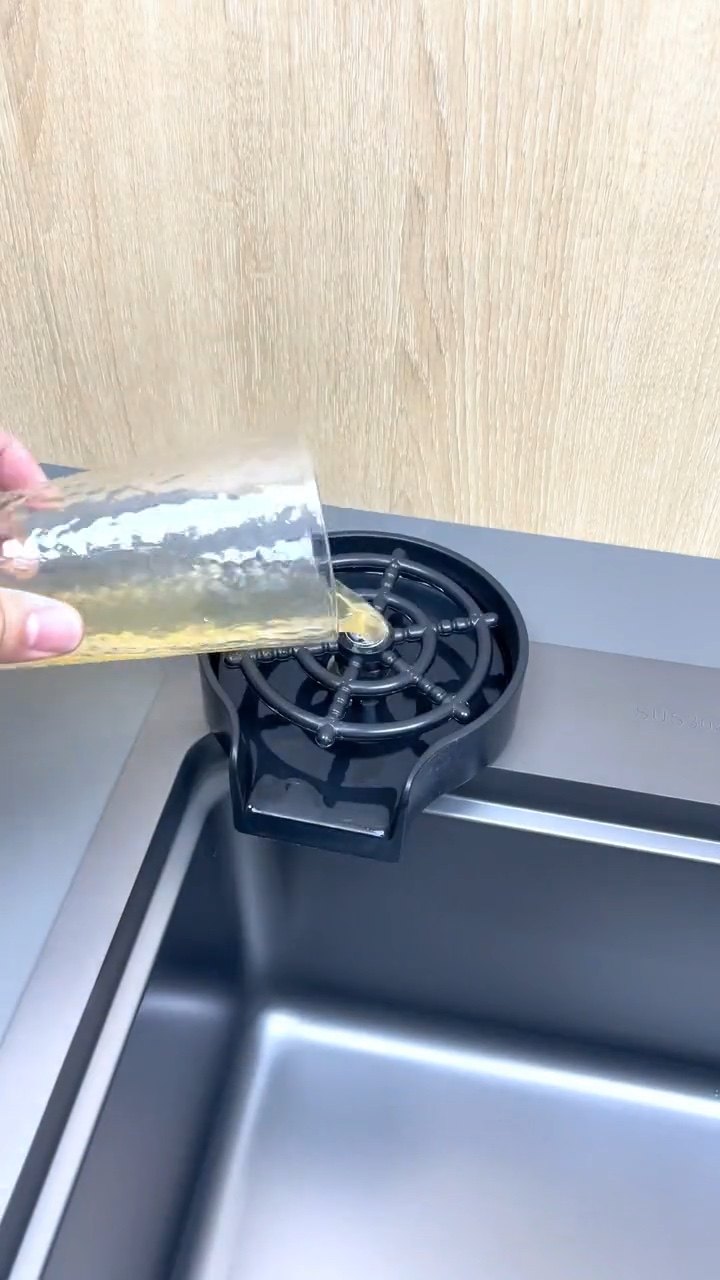 Commercial Bar Cafe Automatic Bottle Cleaner High Pressure Glass Rinser ...