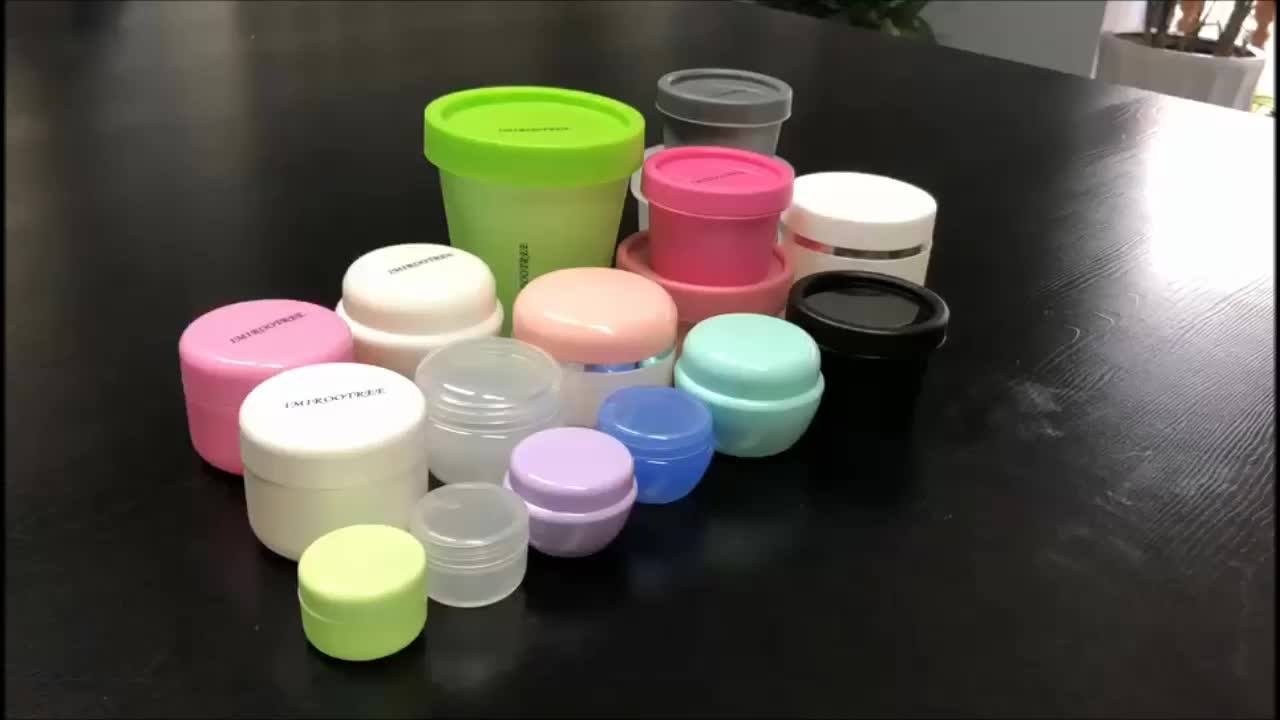 10ml 20ml 30ml 50ml 100ml Plastic Cosmetic Bottle Cosmetic Cream Jar ...