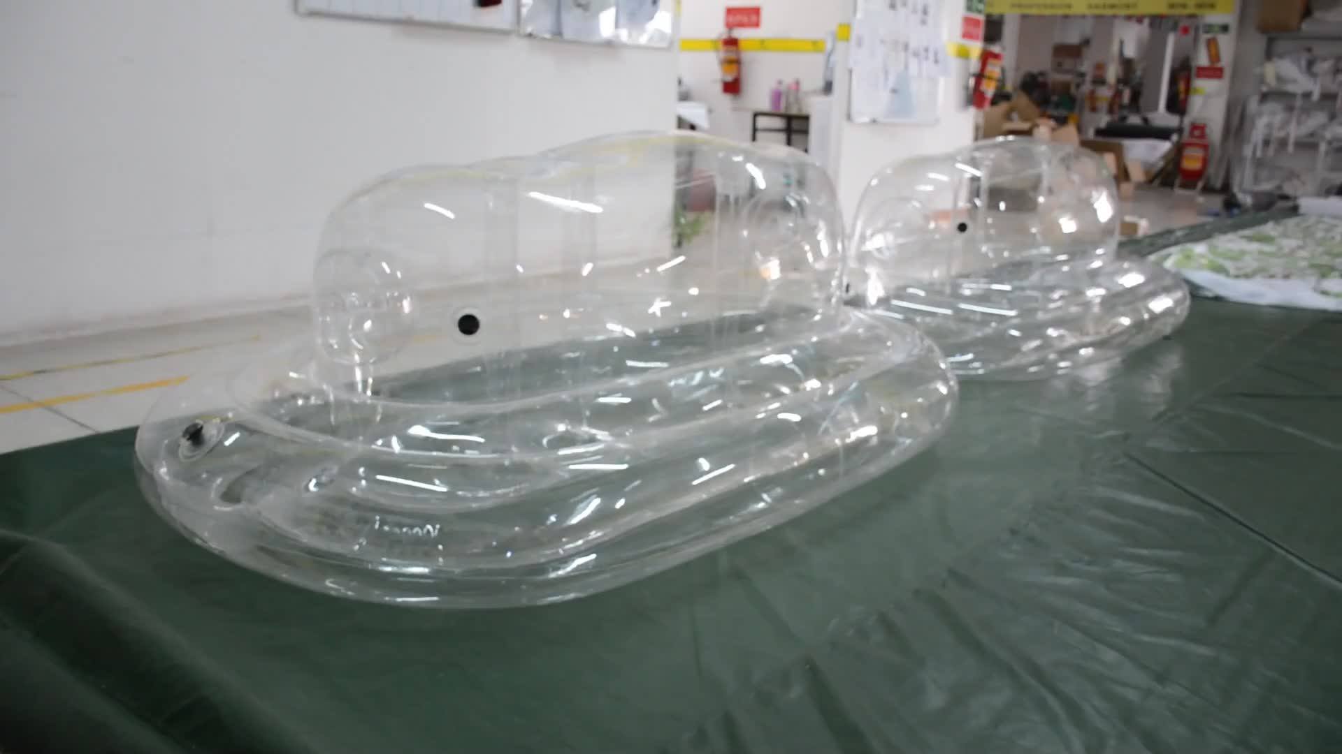 Hongyi Customized Transparent Inflatable Sleeping Bag Customized On ...