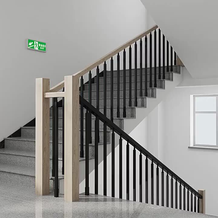 Modern Luxury Iron Brass Stair Baluster Indoor Stair Railing Brass ...