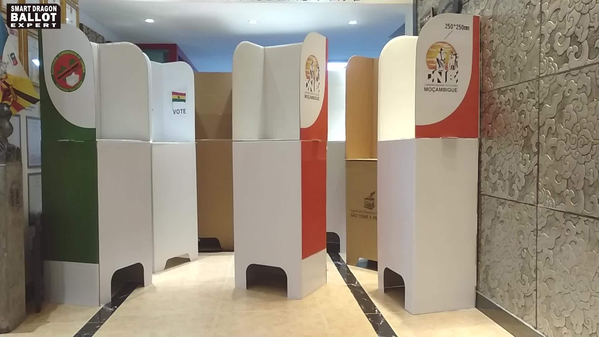 Mozambique Cardboard Vote Election Station Polling Booth For One Person ...
