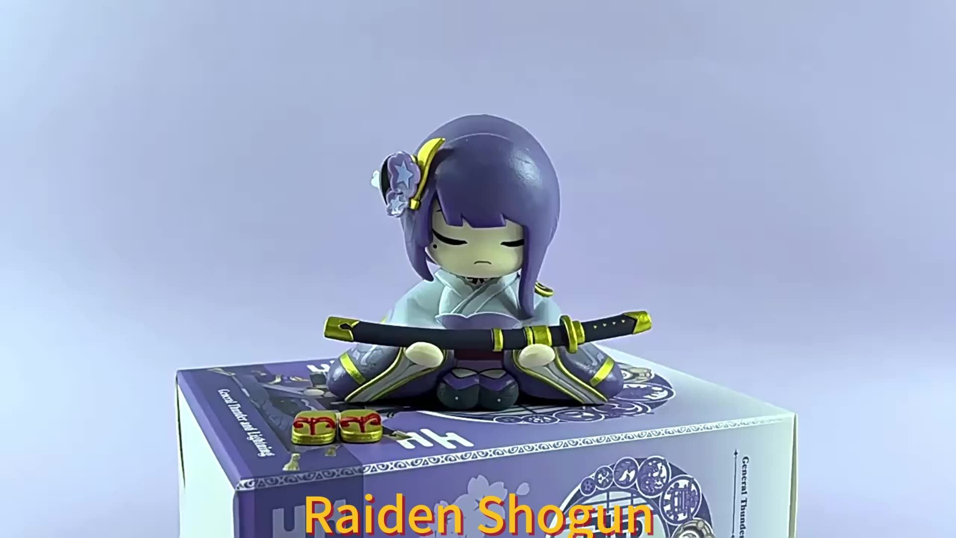 High Quality Genshin Impact Games Model Toy Mini Raiden Shogun Toy ...