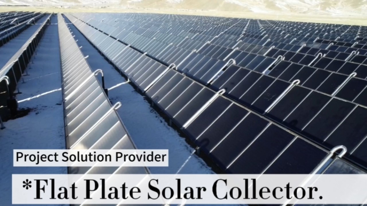 15m2 Large-scale Flat Plate Solar Collector For Solar Thermal Plant ...