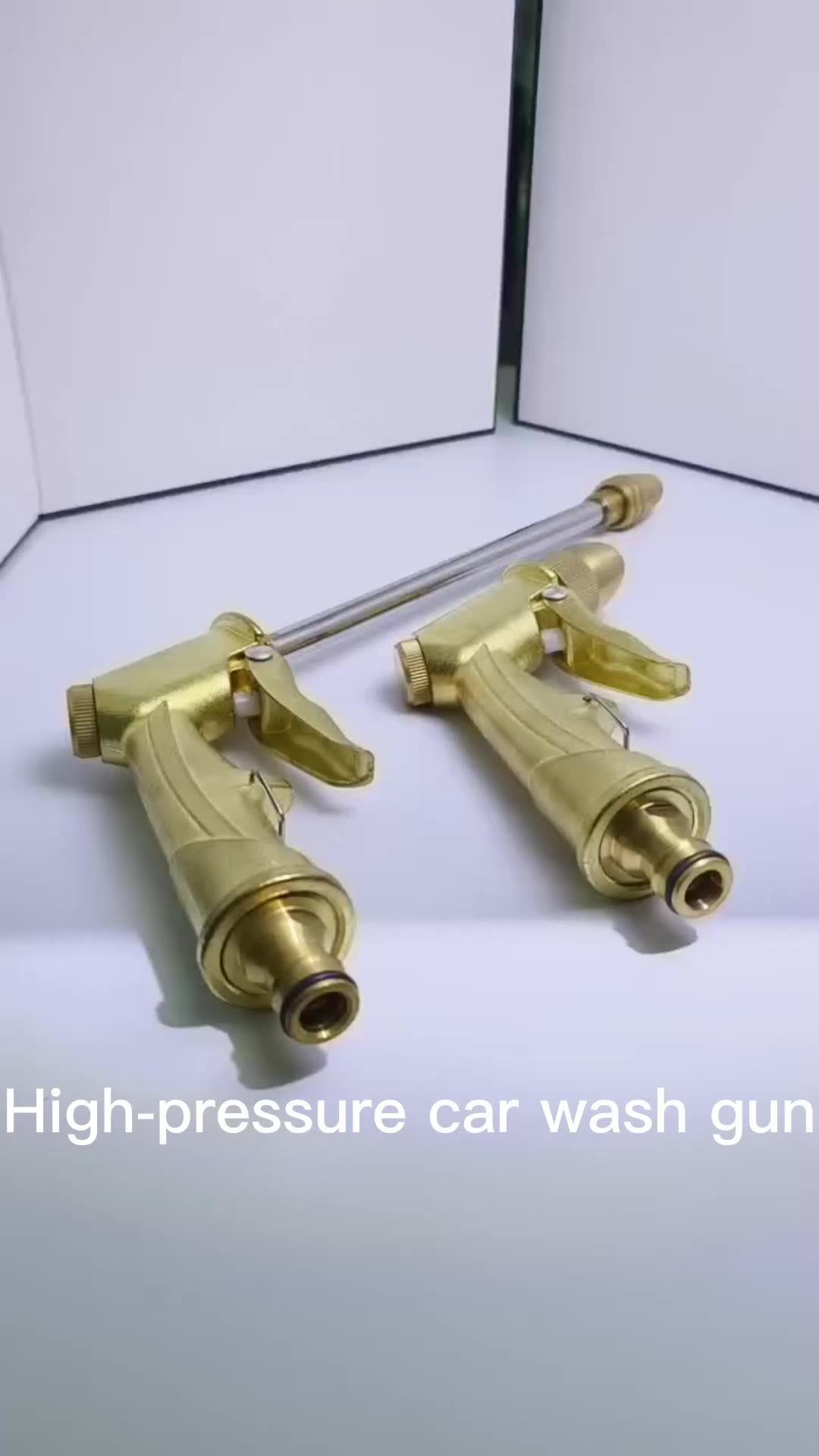 High Pressure Garden Water Gun With Foam Bottle Car Washing Adjustable ...