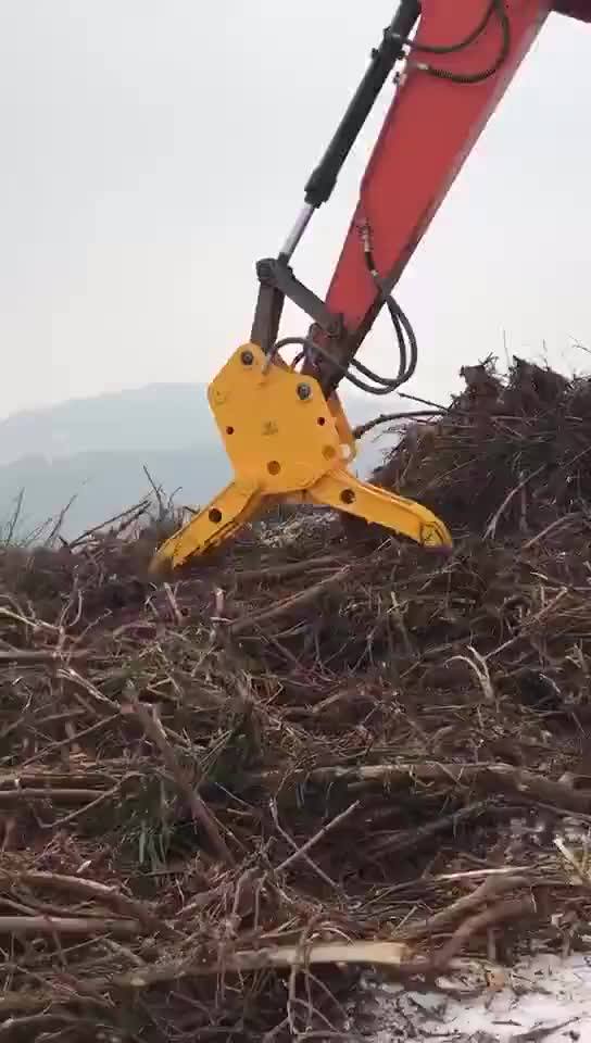 Mechanical Grabber Manual Grab Grapple For Excavator - Buy Excavator ...