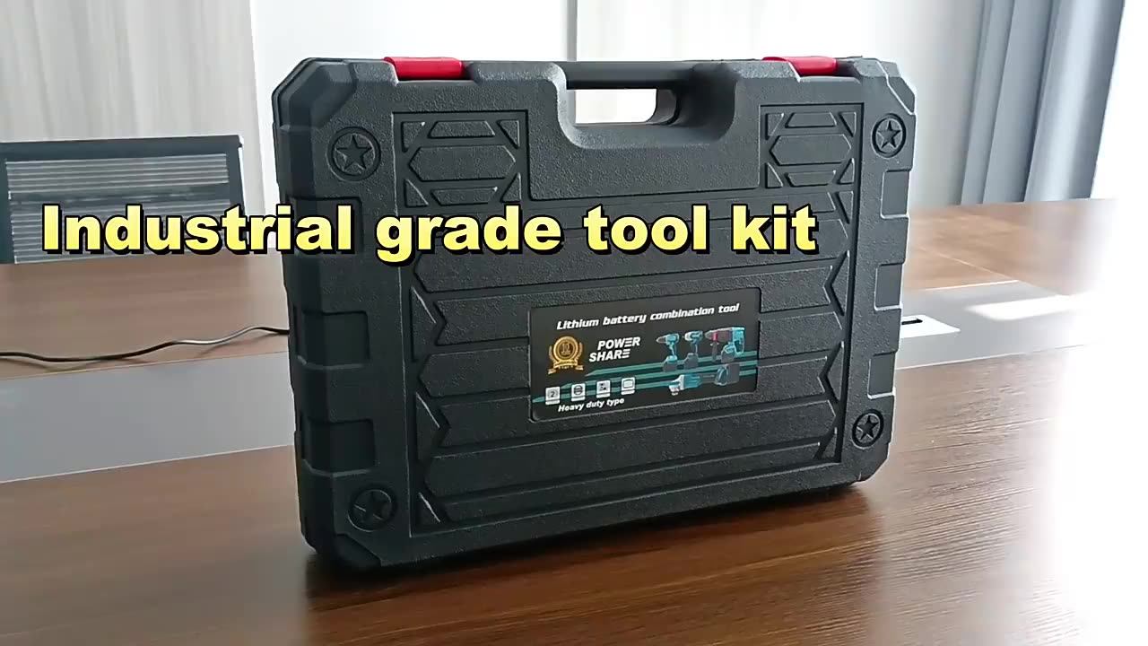 Factory 21v Power Drills Tool Set Kit Portable Electric Cordless ...