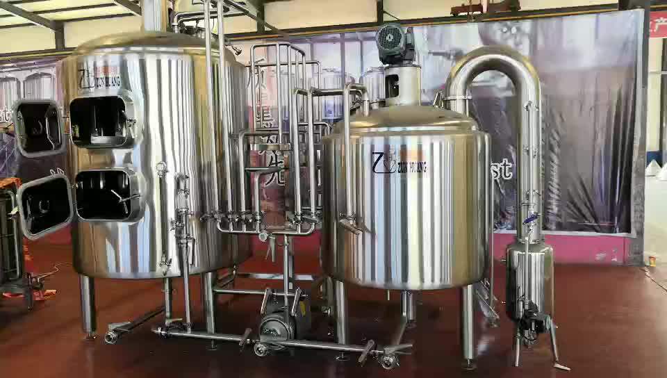 1000l Micro Beer Brewery Machine Semi-automatic Control Brewing ...