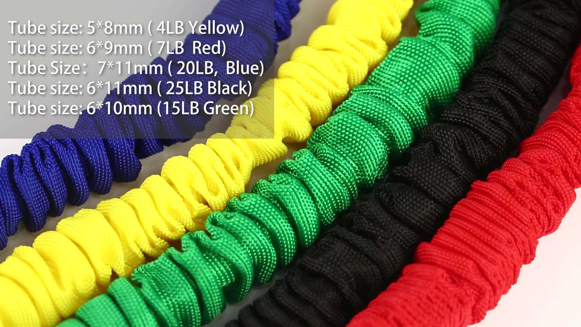 Hot Sale 11 Pcs Fabric Covered Resistance Tube And Exercise Tubing ...