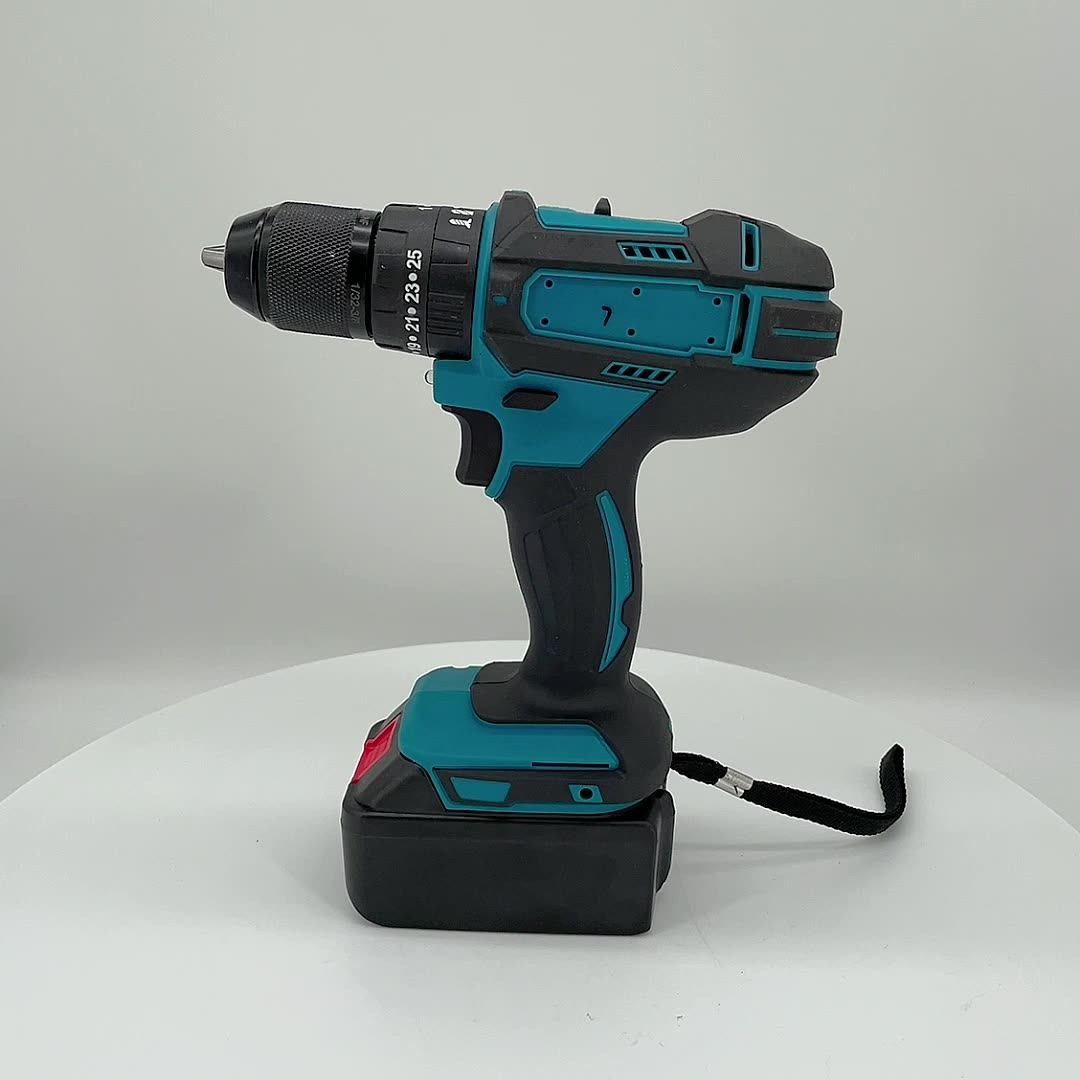 Premium Electric Cordless Impact Drill Wireless Drill Electric Tool Set ...