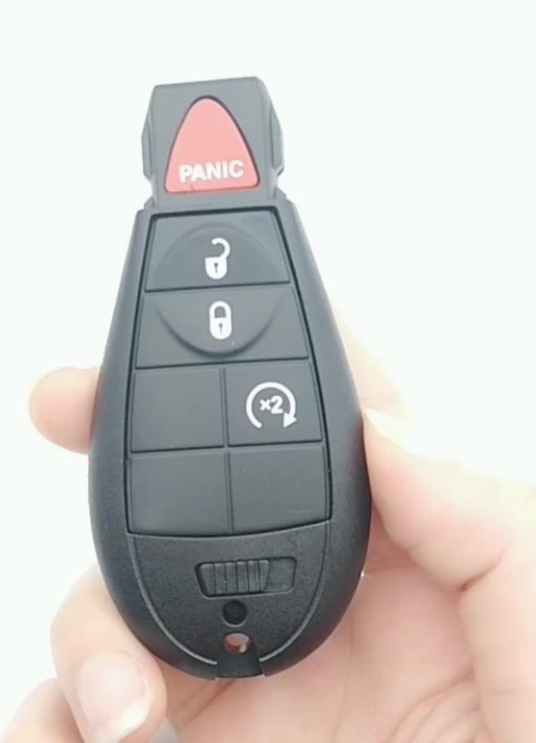 3+1 Buttons Remote Smart Key Shell Fob Case For Chrysler Dodge Jeep - Buy Car Key For Chrysler ...