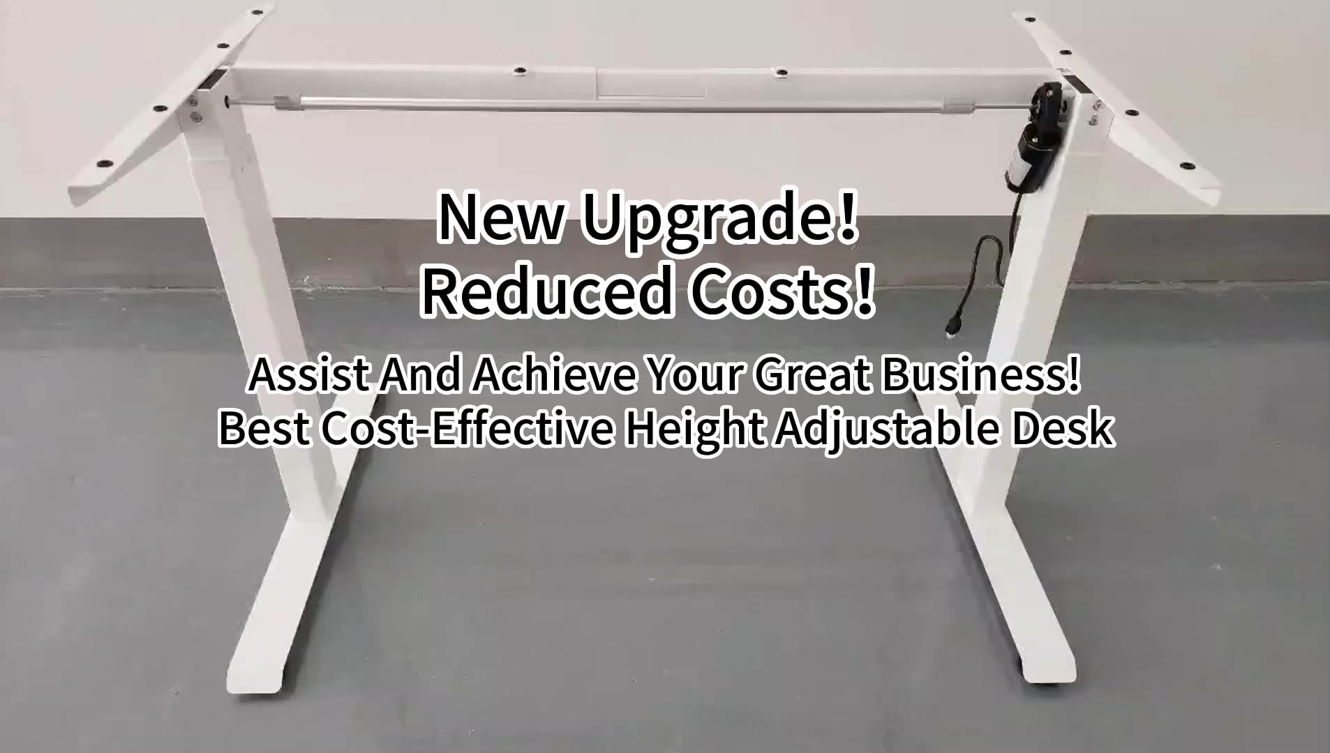 Office Home Working Single Motor Ergonomic Electric Height Adjustable ...