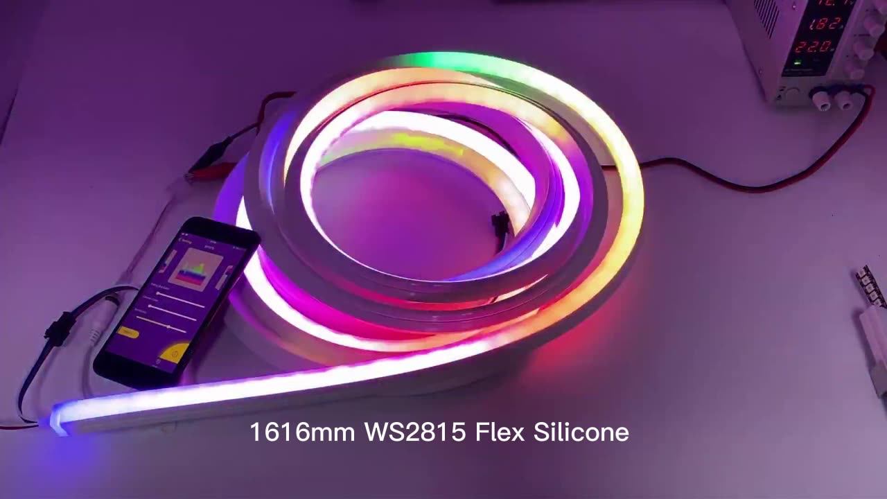 Neon Light Strip 12v Silicon Pvc Neon Light Tube Waterproof Flexible ...