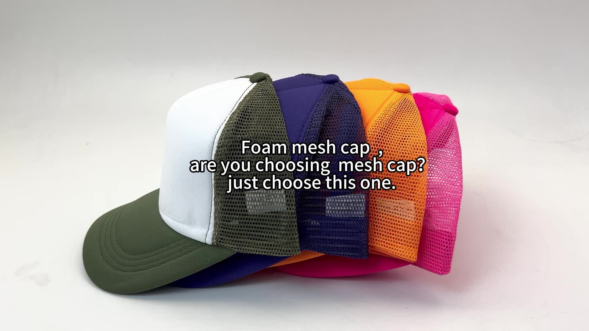 High Quality Custom Logo 5 Panel Mesh Baseball Cap Print Embroidery ...