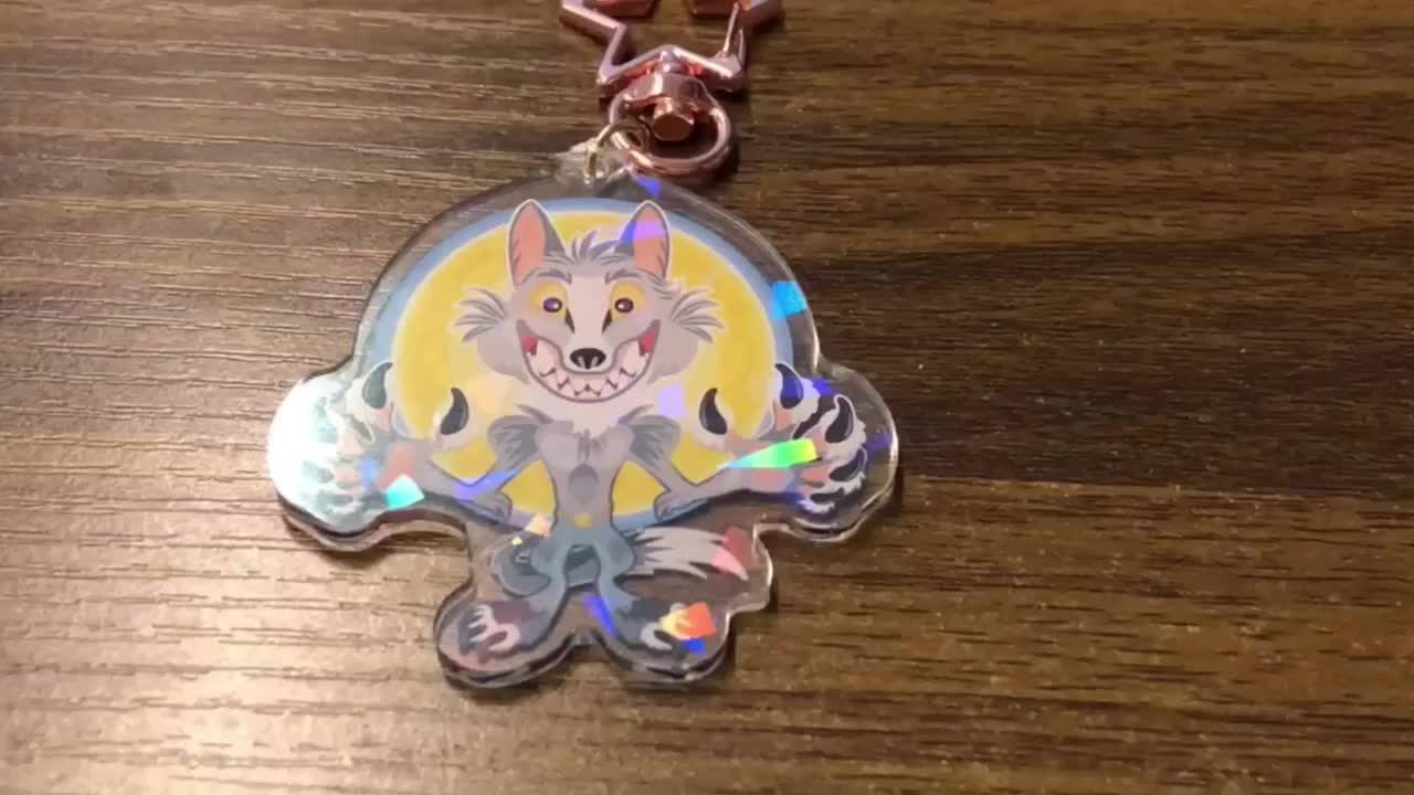 Vograce Custom Printed Acrylic Keychain,Custom Clear Transparent ...