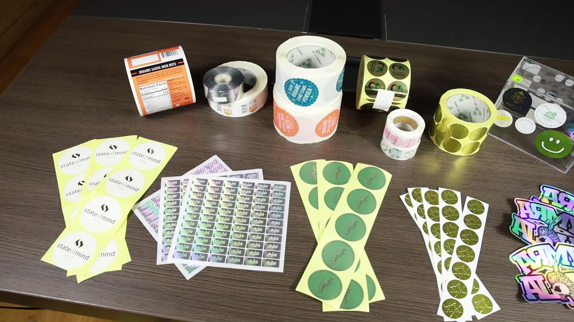 Custom 3d Anti-fake Adhesive Hologram Security Code Sticker Sheet Label ...