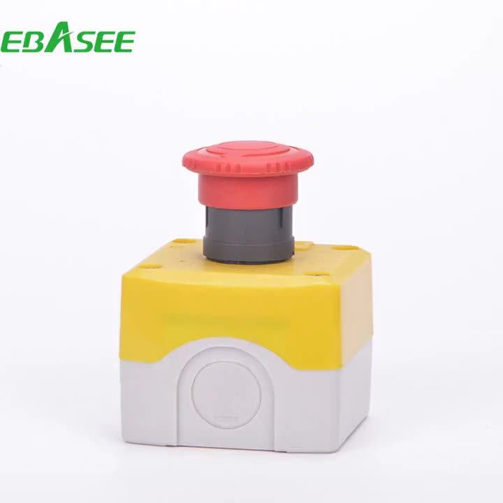 Xal Series Waterproof Mushroom Head Emergency Stop Push Button Switch ...
