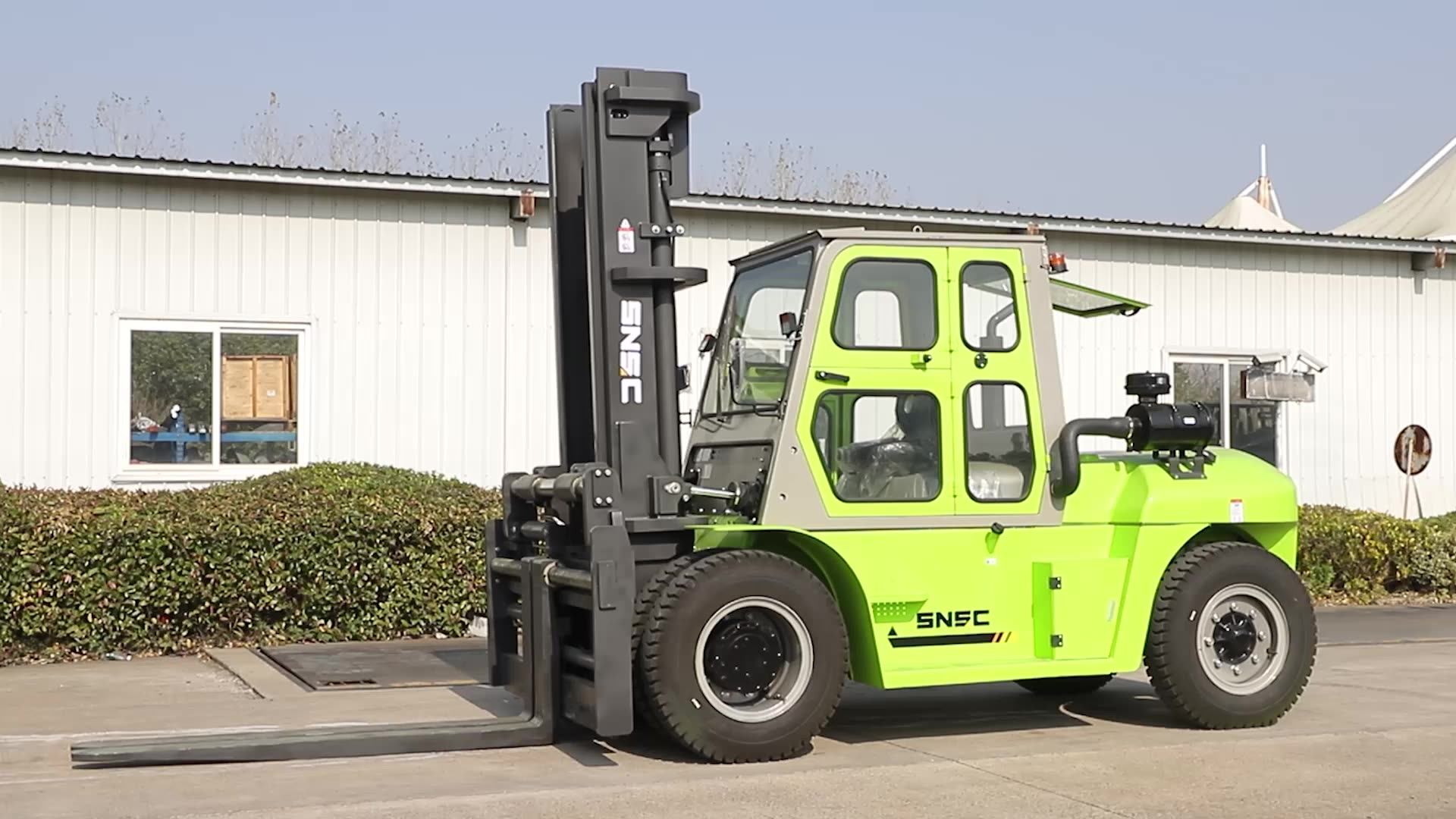 10 Ton Montacargas Fd100 Heavy Duty Diesel Forklift For Home Use ...
