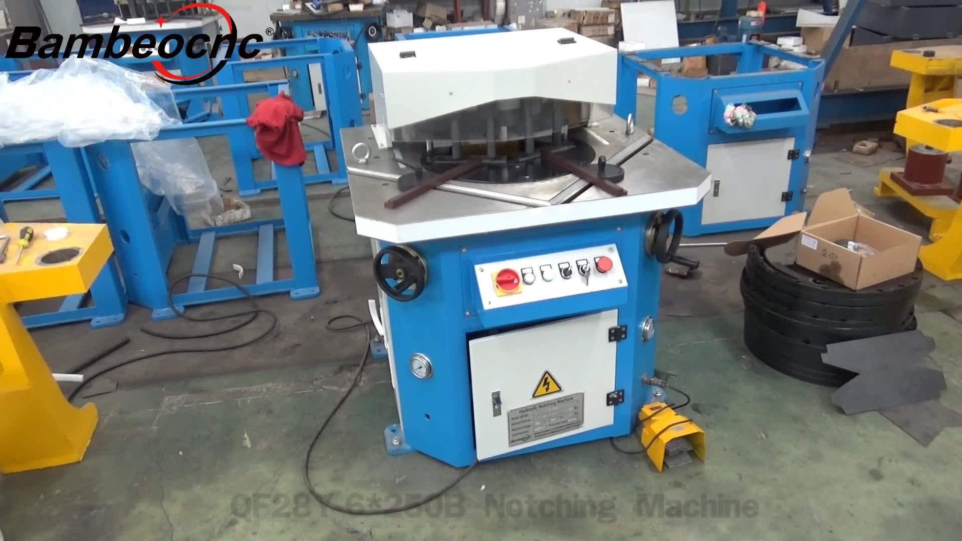 Qf28y Hydraulic Corner Notching Machine For Sale - Buy Notching Machine ...
