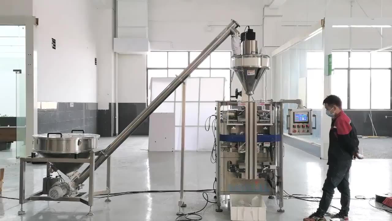 Full Automatic Vertical Maize Flour Filling Packing Machine Powder ...