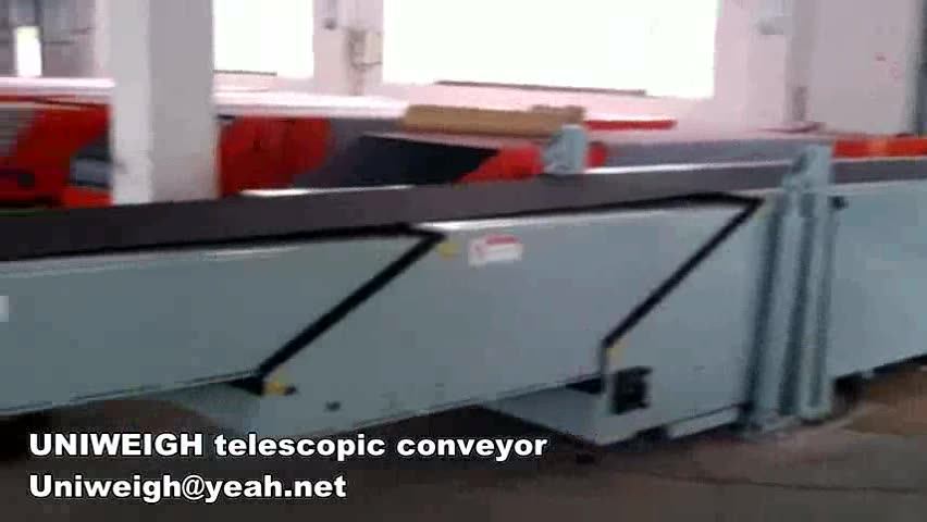 Stock Truck Carton Container Loading Unloading Conveyor/ Extendable ...