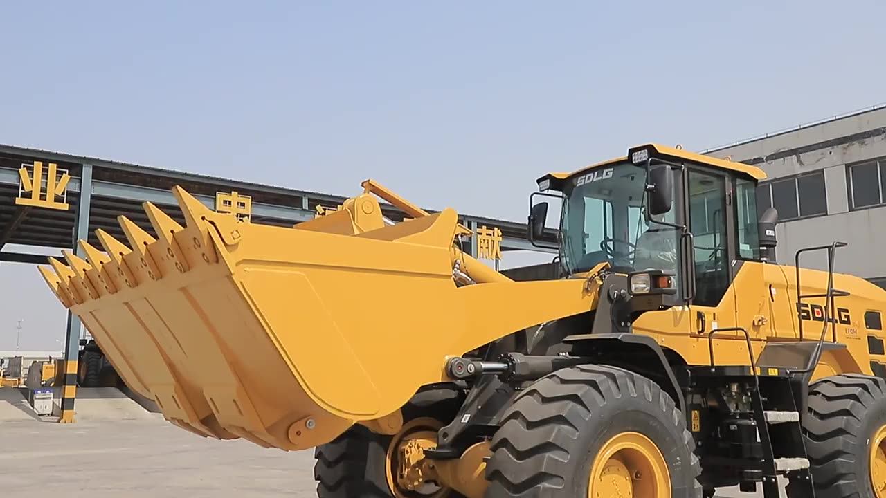 Sdlg L956f China Heavy Duty Hydraulic Loader 3 M3 Bucket 4 Wheel Drive ...