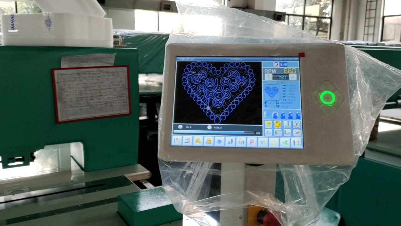 18 Head Sequin/coiling/cording Embroidery Machine For Sale - Buy ...