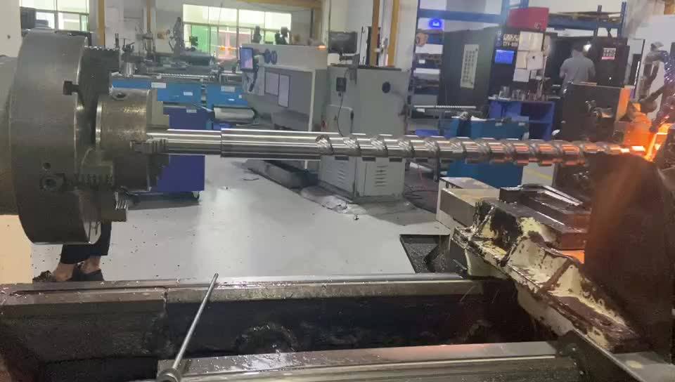 60mm Alloy Screw And Barrel For Injection Molding Machine Chen Hsong ...