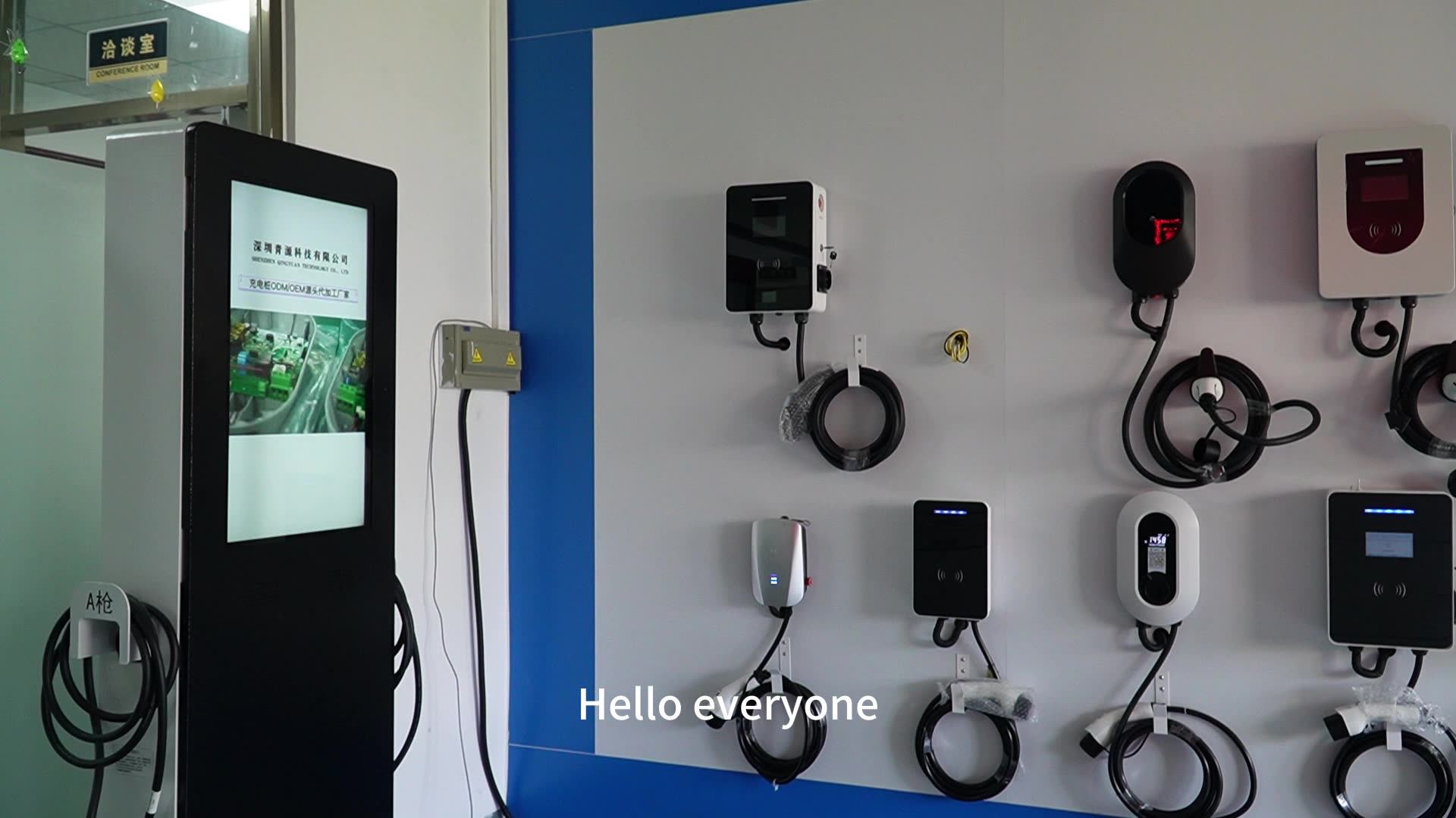 22kw 400v App Rfid Ocpp 3 Phase Level 2 Ev Charger Type 2 Iec 62196 Ev ...