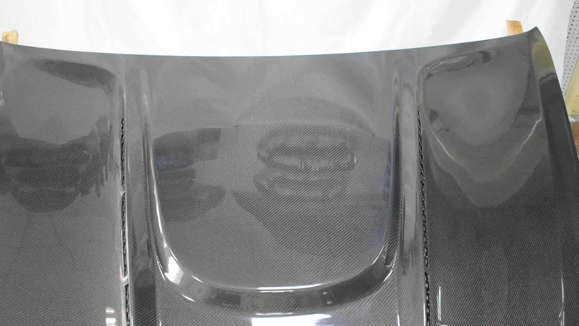 H Style Carbon Fiber Engine Hood Bonnet For 2007-2013 Bmw X6 X6m X5 X5m ...