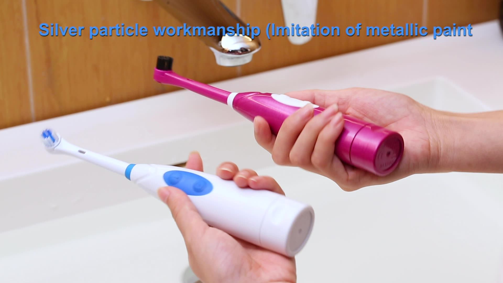 Hot Sell Adult Toothbrush Brc Bsci Approved Battery Powered Toothbrush ...