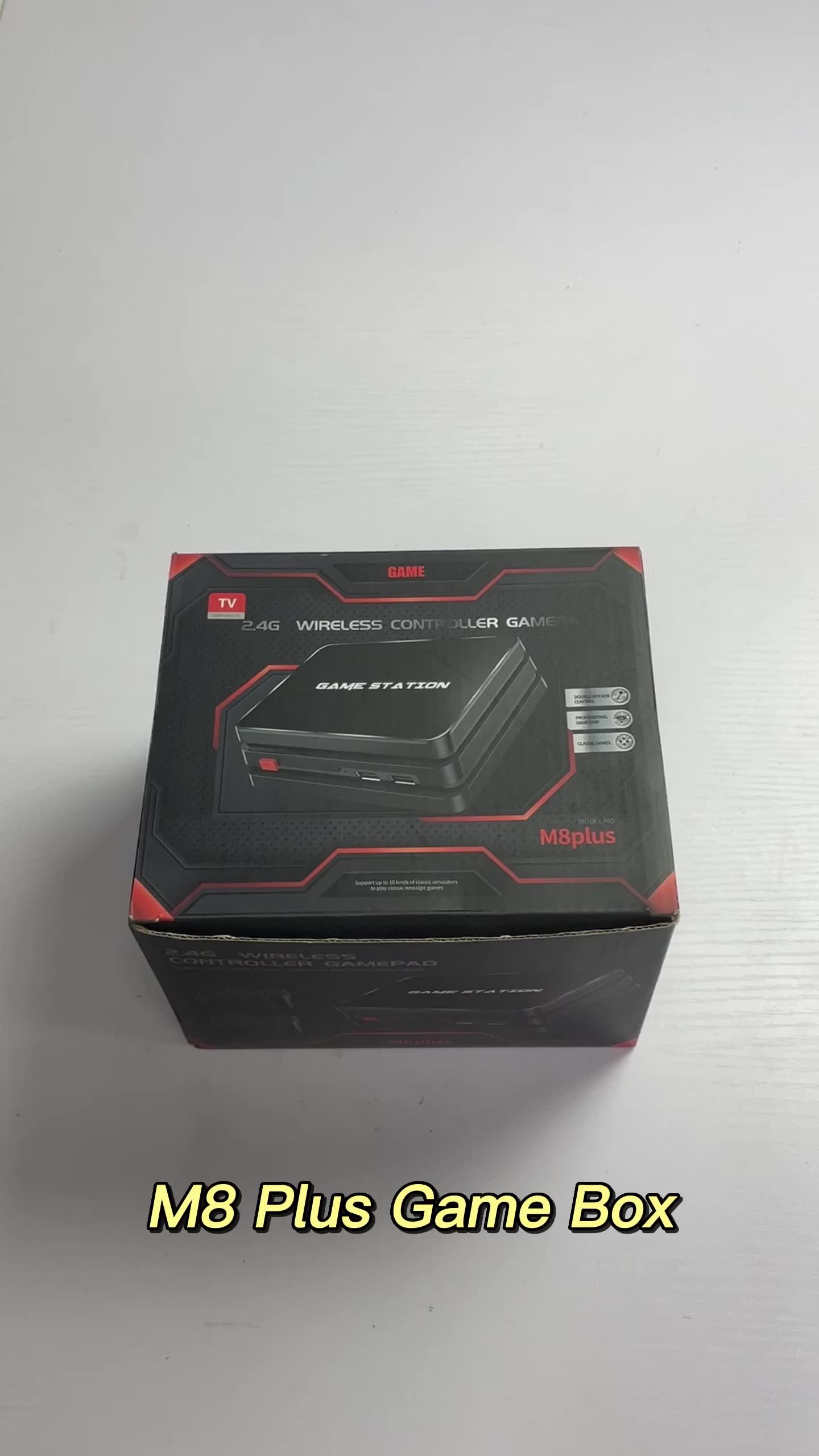 Tv Hd Family Video Game M8 Plus 64gb Smart Retro Games 2.4ghz Gamepad ...