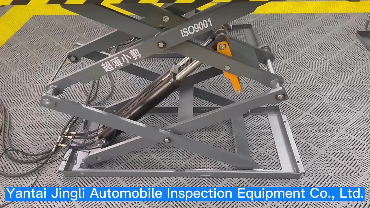 New Scissor Hydraulic Garage Car Lift/ On Ground Auto Lifter/scissor ...