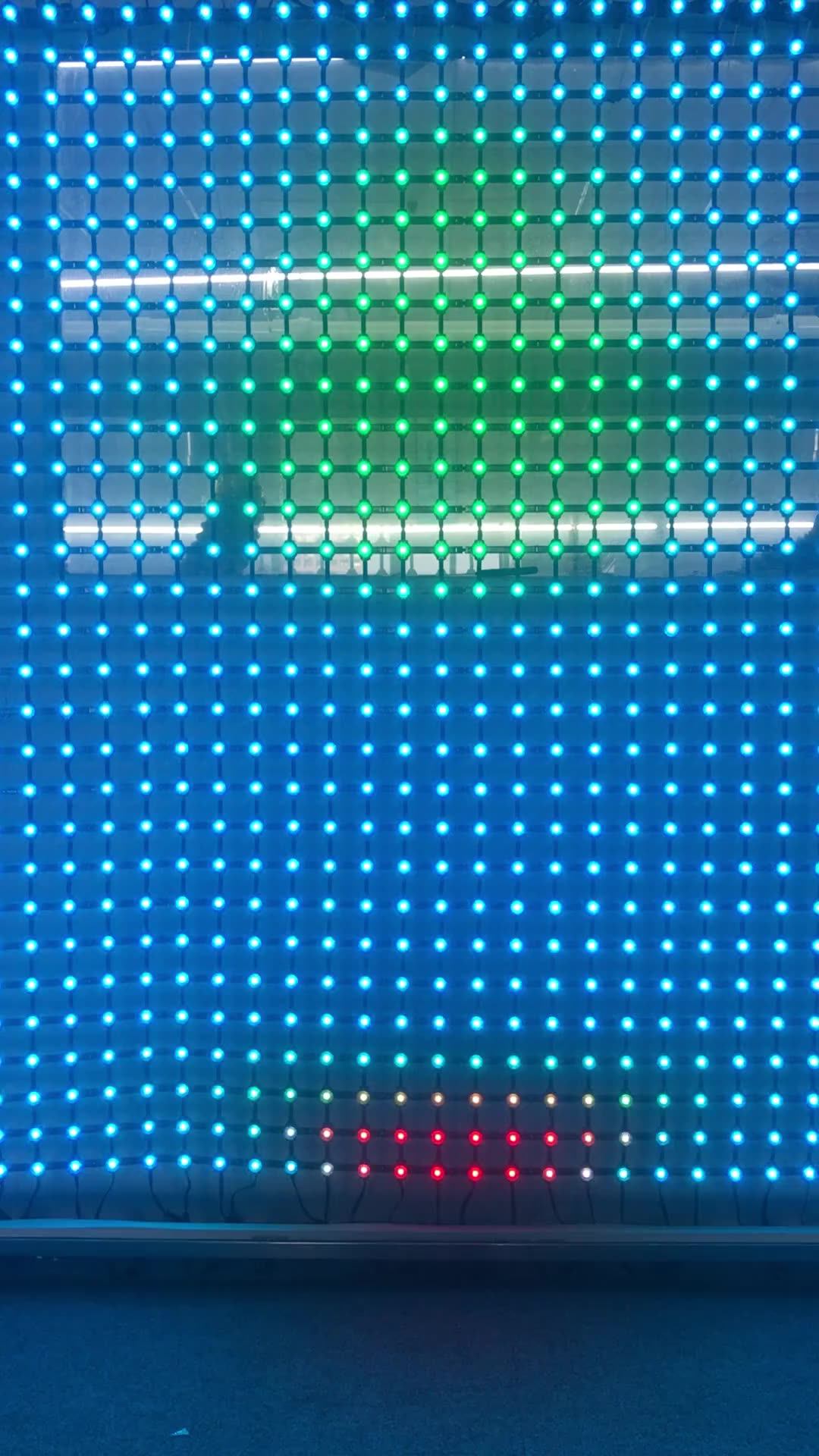 Waterproof Led Pixel Flexible Led Mesh Screen For Outdoor Led Display ...