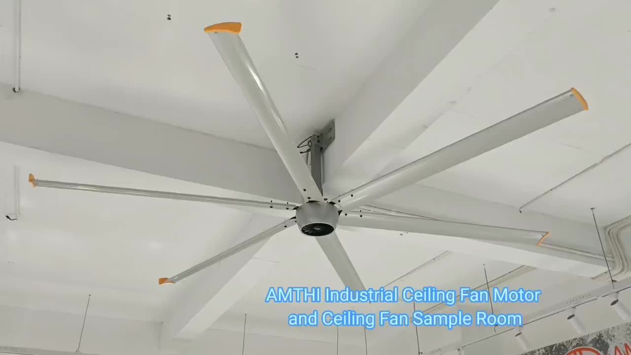 7.3m Pmsm Motor Big Ceiling Industrial Hvls Fan Motor Big Ass Fans 10ft ...
